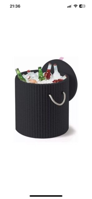 Keter Cool Stool Outdoor 39l Cooler Garden Furniture Double-walled by ...