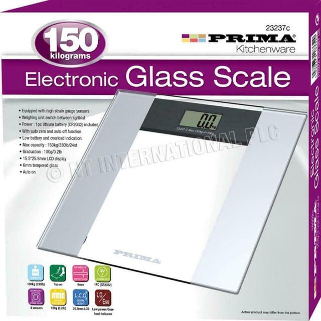 150kg Digital Bathroom Scale Electronic Weighing Body Weight Lcd Slim ...