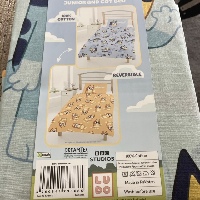 Bluey Reversible Junior Duvet Set By George At Asda - by eBay ...