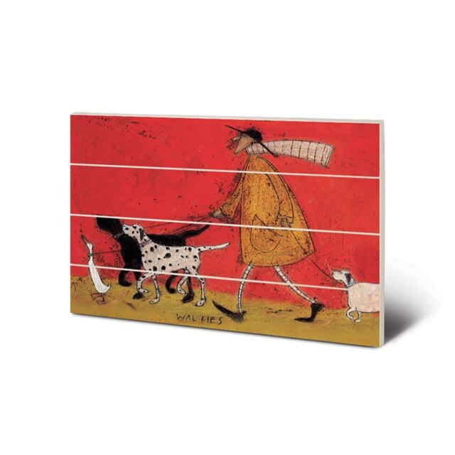 Sam Toft (walkies) Official 40 X 59cm Wooden Wall Art Print by eBay ...