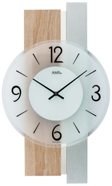 Ams 9554 Wall Clock - Modern Wall Clocks - Holzuhren Modern Wall by ...