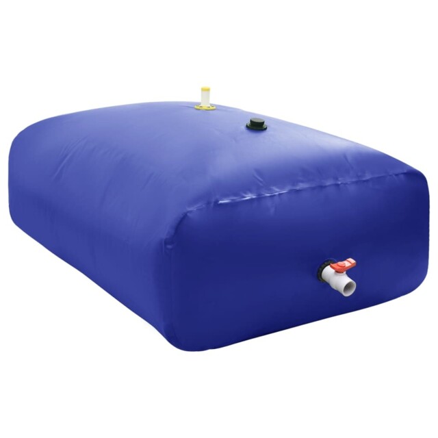 Blue 3000l Pvc Collapsible Water Tank With Tap For Outdoor Use, by eBay ...