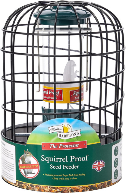 Walter Harrison's Bird Feeder Wild Bird Feed Protector Squirrel Proof ...