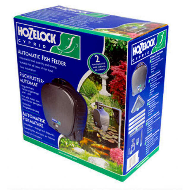 Hozelock Automatic Pond Fish Food Feeder - Food Dispenser Holiday Fish ...
