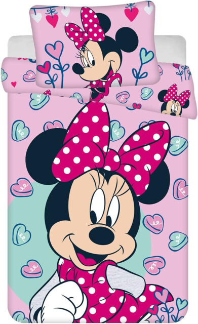 Disney Baby Minnie Mouse Cot Bedding Set 135cm X 100cm / Pillowcase by ...