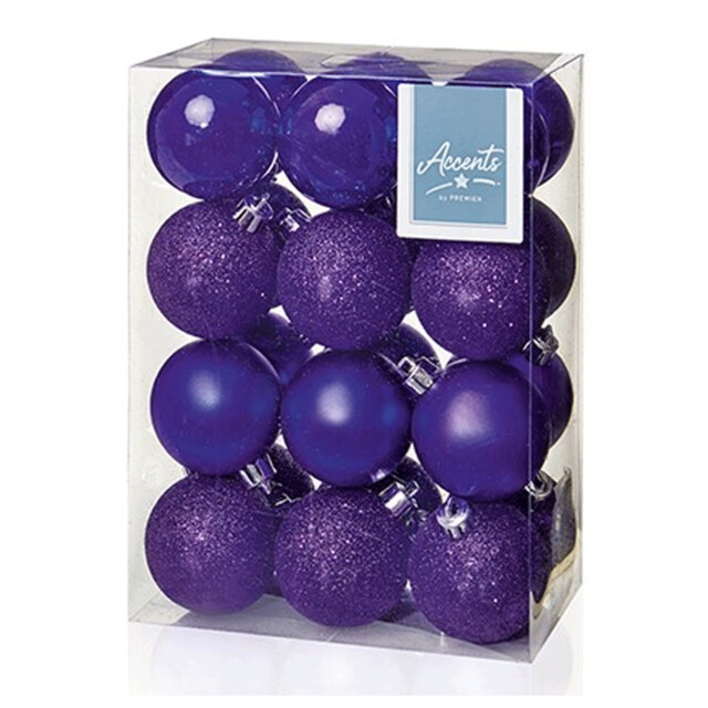 24 X Christmas Tree Birthday Party Wedding Decoration Hanging Baubles ...