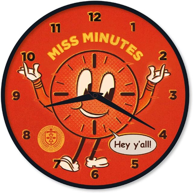 Marvel Loki Wall Clock Miss Minutes 25cm Diameter & Official by eBay ...