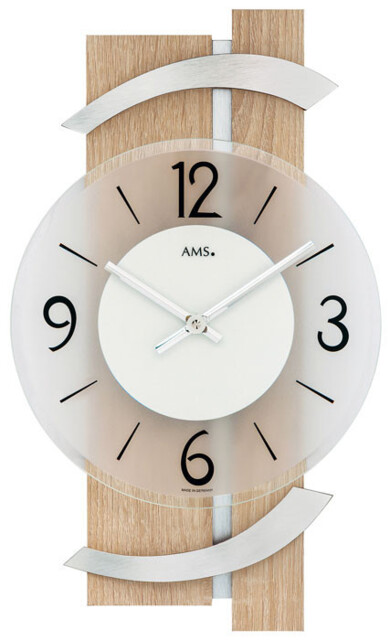 Ams 9546 Wall Clock - Modern Wall Clocks - Holzuhren Modern Wall by ...