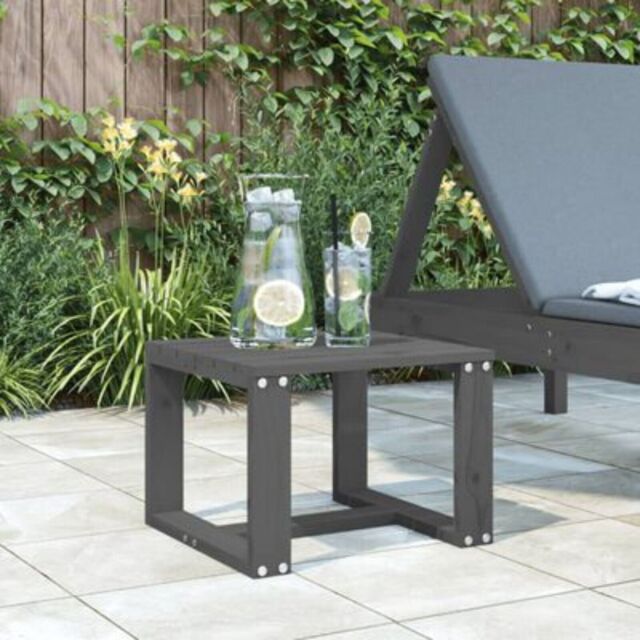 Wooden Side Table Outdoor Garden Tables Drink Snacks Fruit Table Solid ...