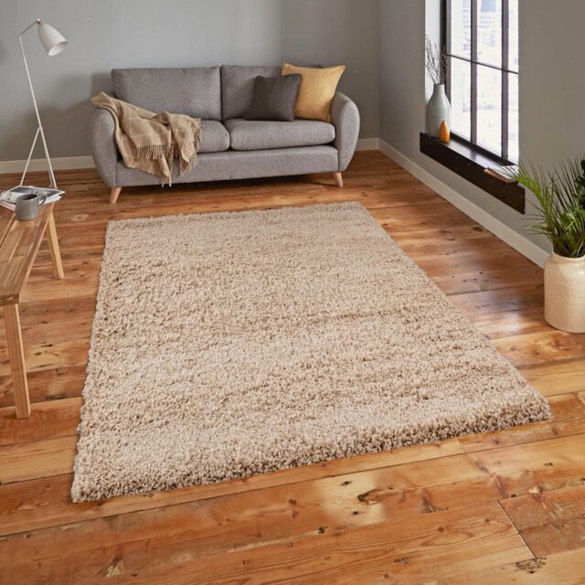 Rugs For Living Room Thick Pile Bedroom Kitchen Kids Room Hallway by ...