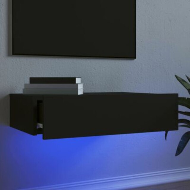Modern Floating Tv Unit Cabinet With Led Lights Storage Tv Stand by ...