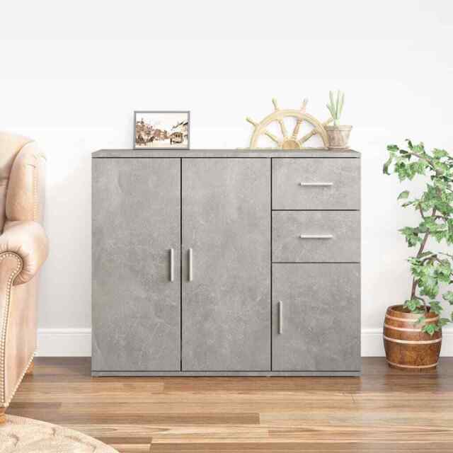 Uk Cupboard Highboard Sideboard Home Storage Side Cabinet Engineered by ...