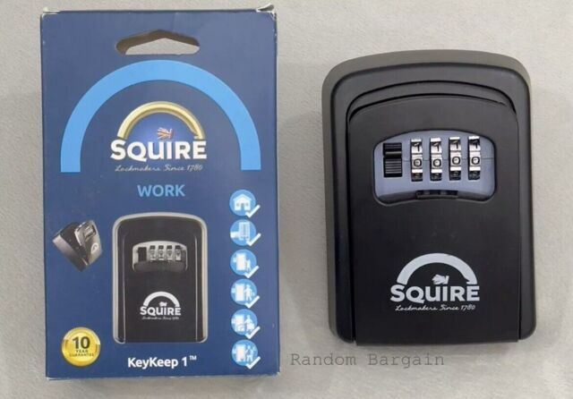 Squire Keykeep 1 Combination Key Safe Outdoor Security Key Box 4 Wheel ...