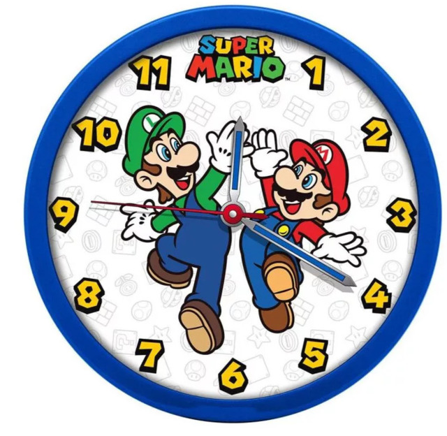 Super Mario Luigi Kids Room Wall Clock 25cm Diameter by eBay | ufurnish.com