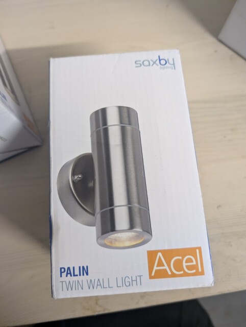 Saxby 101350 Palin Up & Down Wall Light Ip65 Marine Grade Stainless by eBay | ufurnish.com