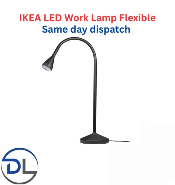 Ikea Navlinge Flexible Desk Lamp Led Bedside Table Study Reading Light ...