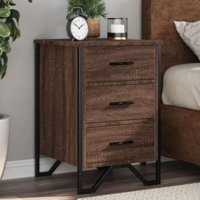 Modern Bedside Cabinet Nightstand Bed Side End Table Unit Engineered by ...