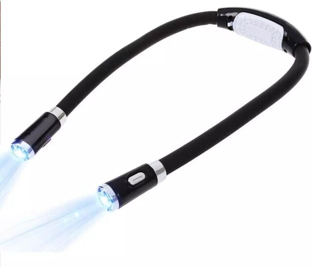 Neck Reading Light Book Light For Reading In Bed 4 Led 3 Modes Neck by ...