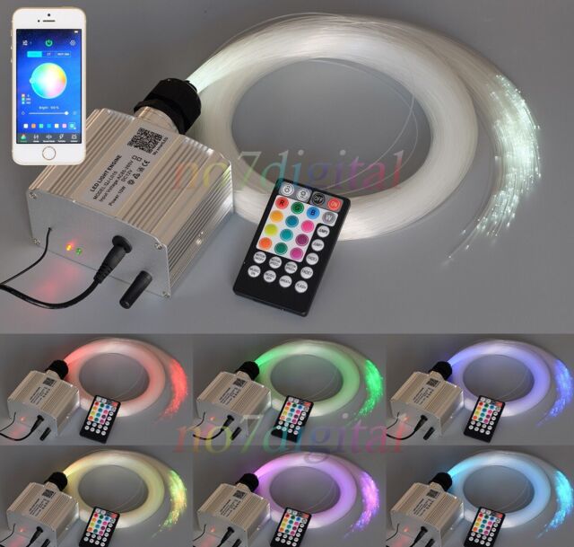 Mini Star Fiber Optic Light Kit Twinkle Sky Night Light App Ceiling by ...