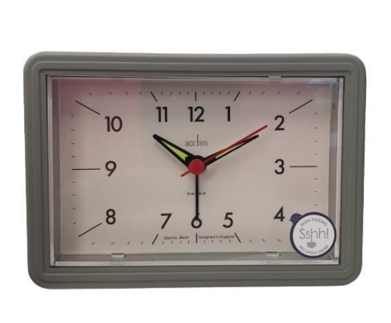 Acctim Drake Rectangle Analogue Bedside Alarm Clock Available Multiple ...