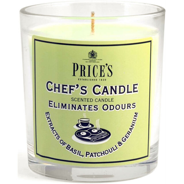 Price's Chef's Odour Eliminating Scented Glass Jar Prices Candles by ...