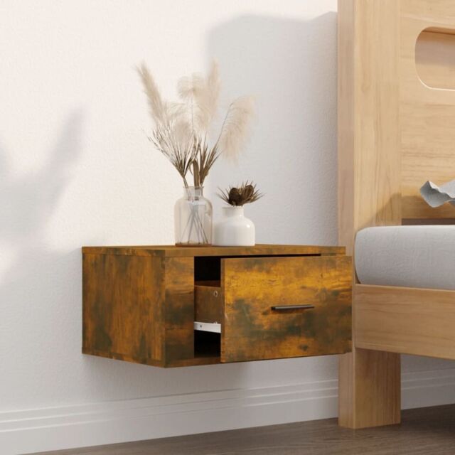 Wall-mounted Bedside Cabinet Floating Bedside Unit Multi Colours by ...
