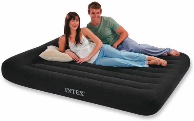 Intex Inflatable Air Bed - Queen Size - 152 X 203 X 23cm Built-in by ...