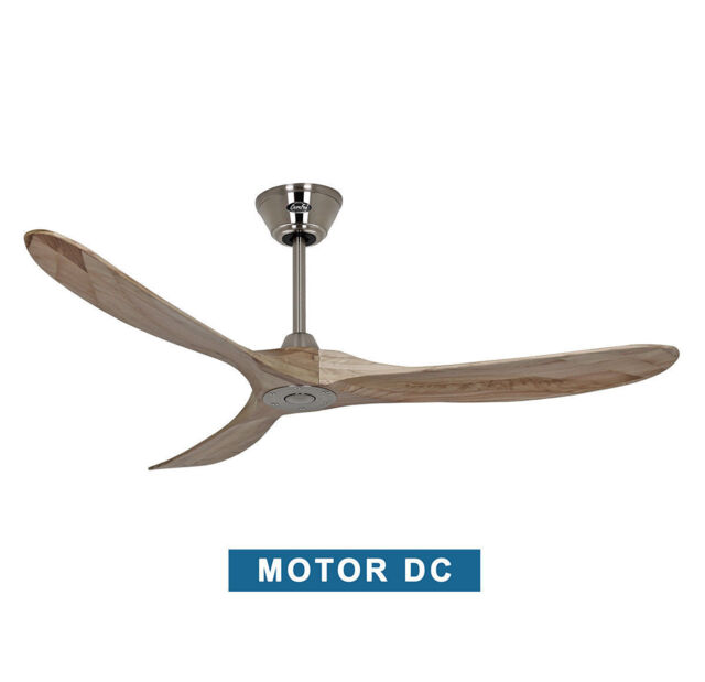Ceiling Fan Casafan 315216 Eco Genuino Solid Natural Wood / Chrome by ...