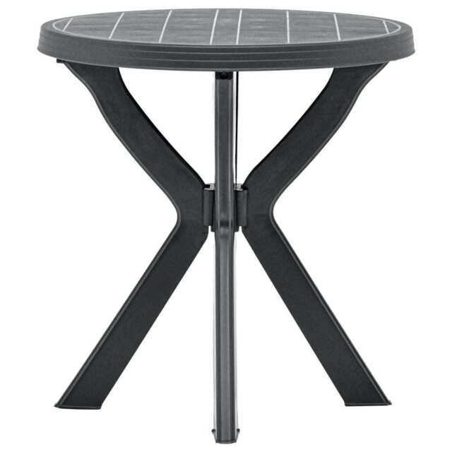 Bistro Table White Ø70 Cm Plastic by eBay | ufurnish.com