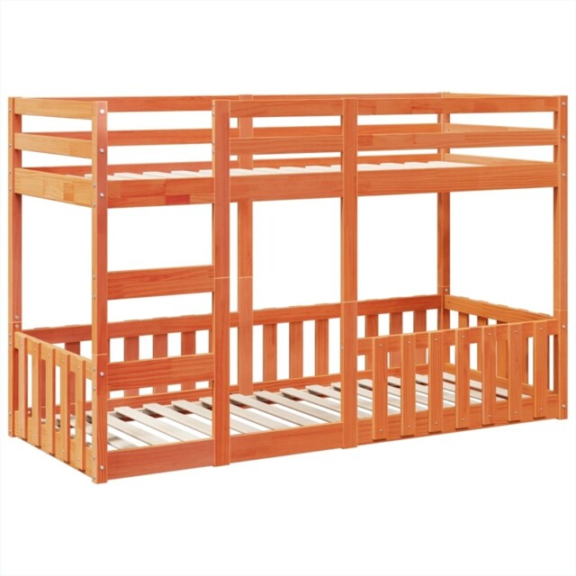 Bunk Bed Loft Bed Kids Bed Frame Mattress Foundation Solid Wood Pine by ...