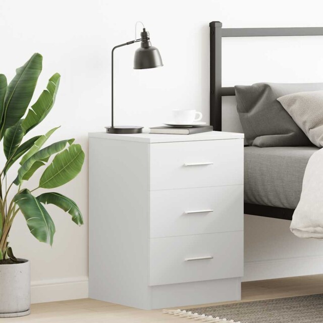 1/2x Bedside Cabinet Chipboard Bedroom Nightstand Stand Multi Colours ...