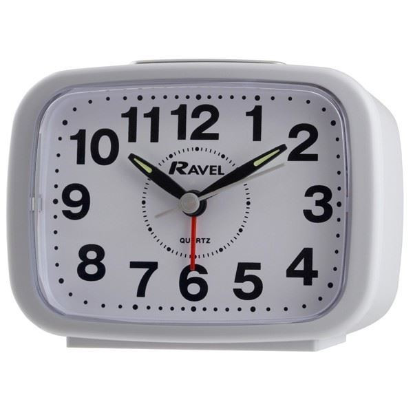 Ravel Square White Alarm Clock Rc008.04 by eBay | ufurnish.com