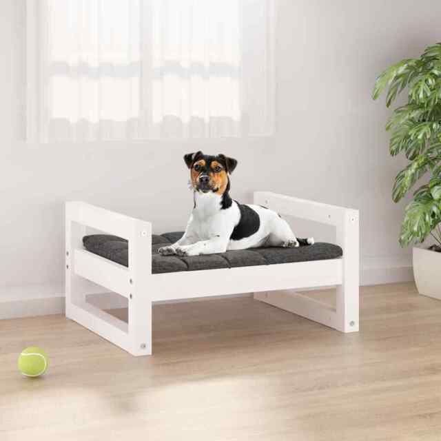 Solid Pine Wood Dog Bed Wooden Pet Sofa Dog Couch Multi Colours/sizes ...