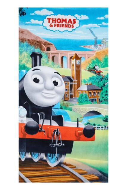 Thomas And Friends Beach Towel Thomas Locomotive 100% Cotton 70 X 140 ...