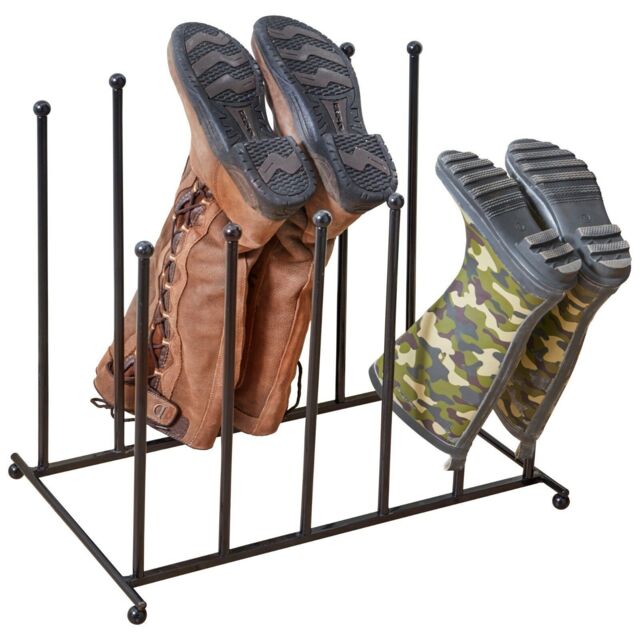 Garden Gear Two-tier Boot Stand Steel Shoe Rack Wellington Storage 4/6 ...