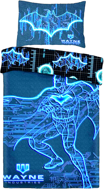 Single Dc Batman Duvet Cover Reversible Bedding Set Blue by eBay ...