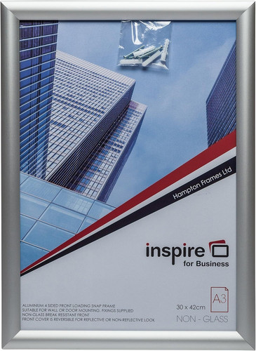 Hampton Frames Snap Poster Certificate Photo Display Snap Frame Silver by eBay | ufurnish.com