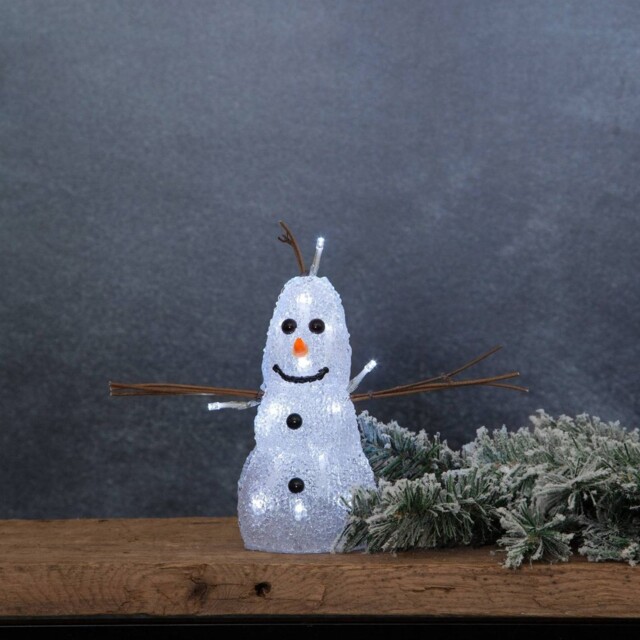 Eglo Led Snowman Standing Decoration Indoor & Outdoor Christmas Light ...