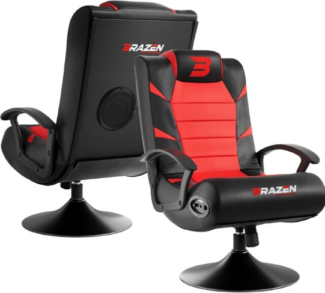 Brazen Pride 2.1 Bluetooth Surround Sound Gaming Chair Red For by eBay ...
