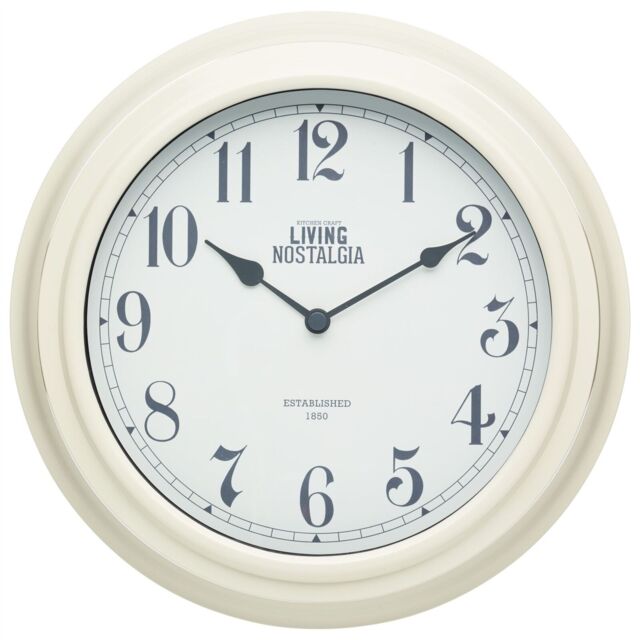 Living Nostalgia Wall Clock With Long-lasting Baterry-powered by eBay ...