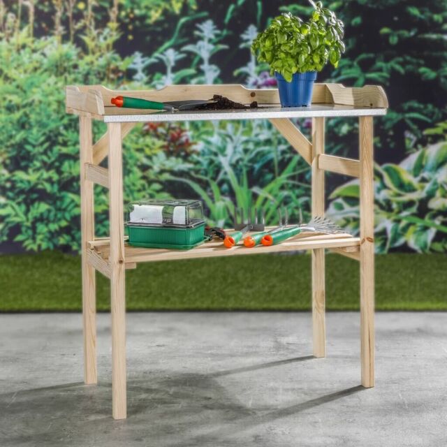 Hi Wooden Planting Table 82x38x78 Cm by eBay | ufurnish.com