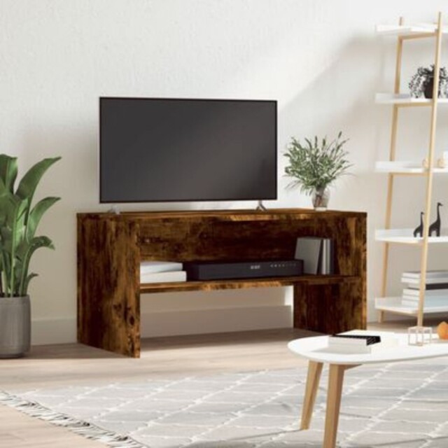 Tv Unit Cabinet Display Tv Stand Media Entertainment Centre Engineered ...