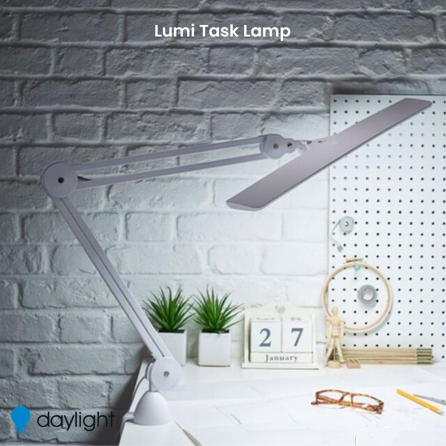 Led Wide Desk Light Daylight Lumi Dimmable Clear Light Table Lamp With ...
