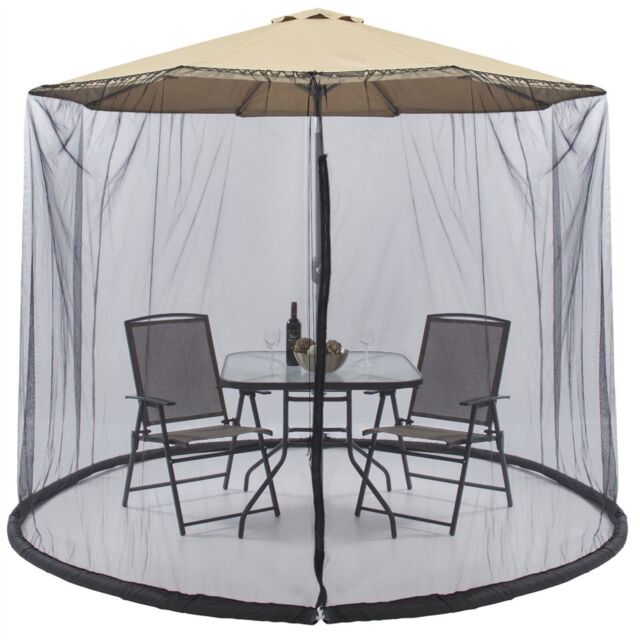 11 Ft Umbrella Table Screen Enclosure Keep Bugs Mosquitoes Out Patio by ...