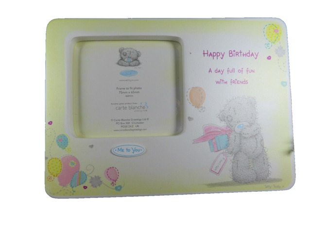 Me To You Tatty Teddy Happy Birthday Photo Frame Me To You Photo Frame ...