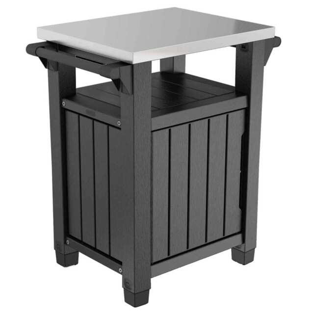 Keter Multifunctional Outdoor Table For Bbq Unity Classic Woodlook by ...