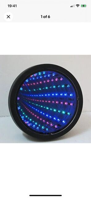 Sensory Infinity Mirror Light Autism Tunnel Wall Relaxing Calm Desk by ...