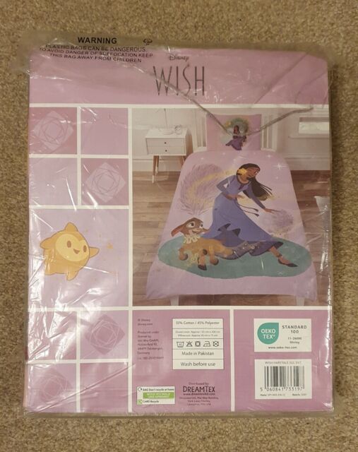 Disney Wish Single Duvet Cover Reversible Bedding Set by eBay ...