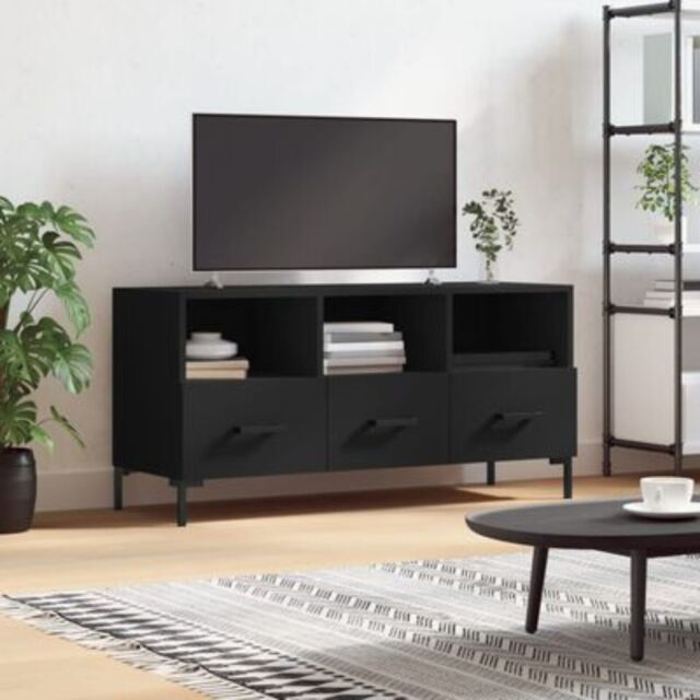 Tv Cabinet Stand Modern Tv Unit Storage Sideboard With 3compartments ...