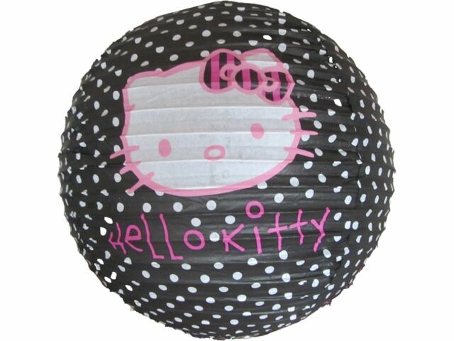 Hello Kitty Round Paper Polka Dot Lampshade Light Shade by eBay ...